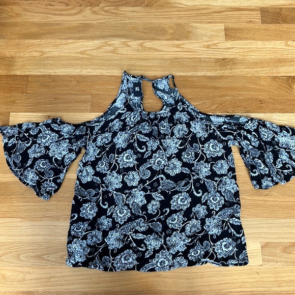 Iz Byer | Tops | Shoulderless Dress Shirt By Iz Byer | Poshmark